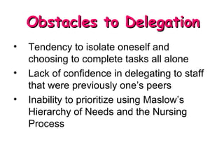 Time Management & Delegation | PPT