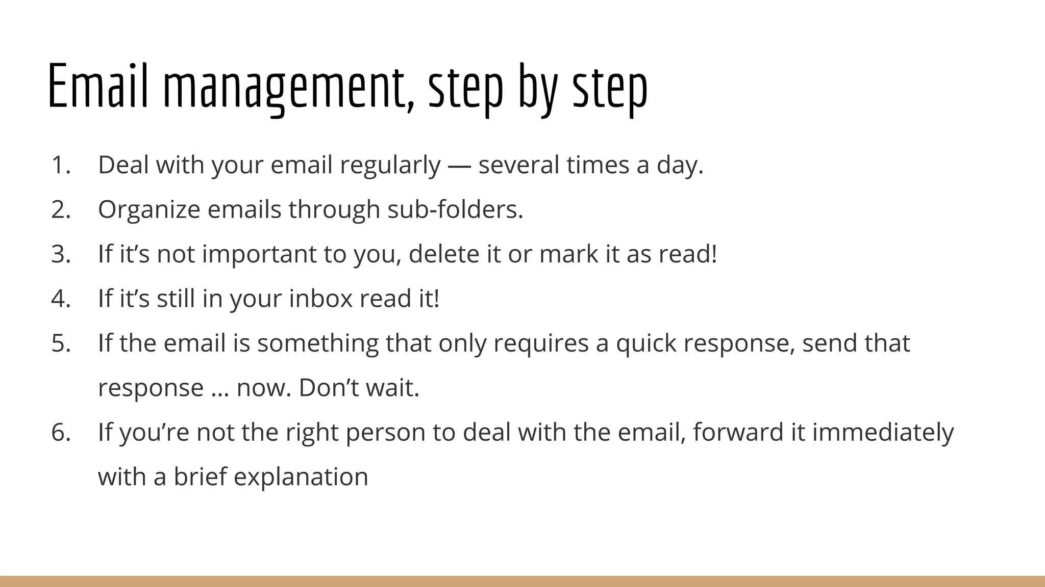 Time management & email | PDF