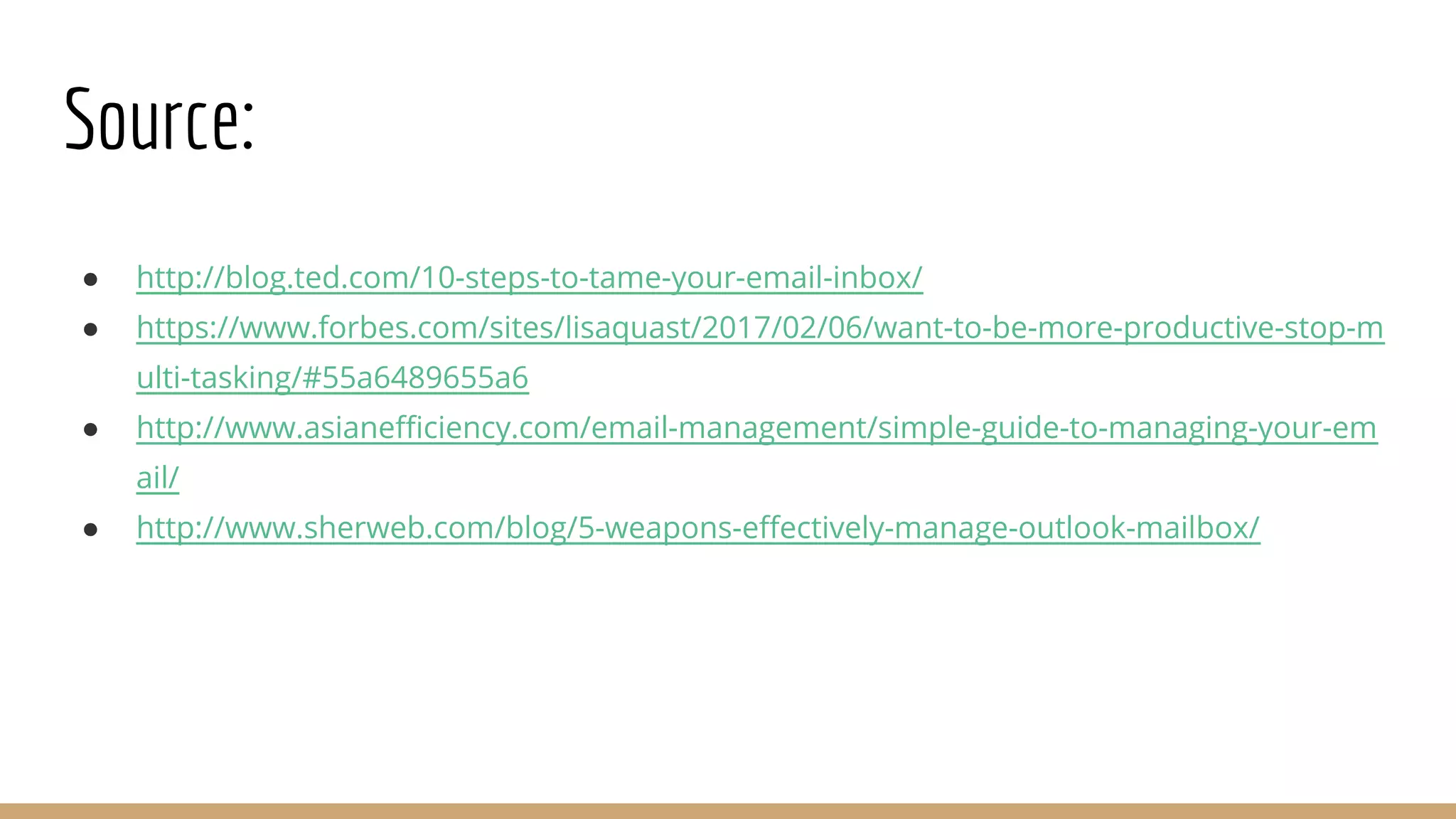 Time management & email | PDF