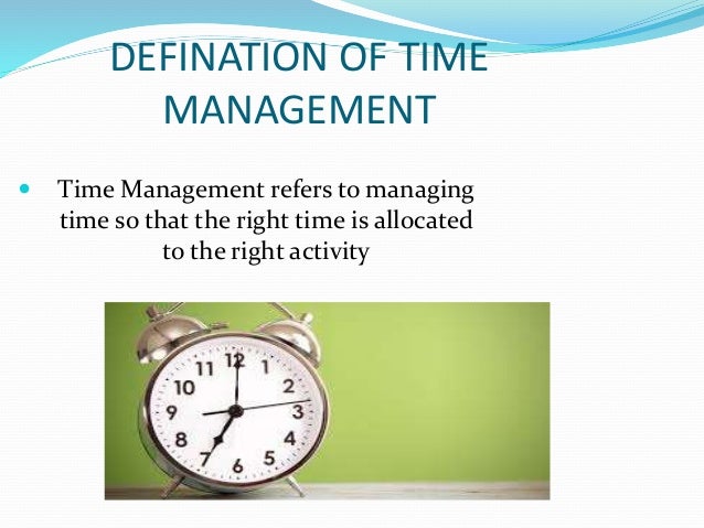 Time Management time-management