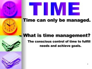 Time Management Foods Lab Worksheet | PPT