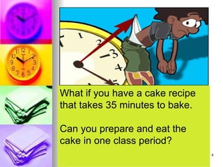 Time Management Foods Lab Worksheet | PPT