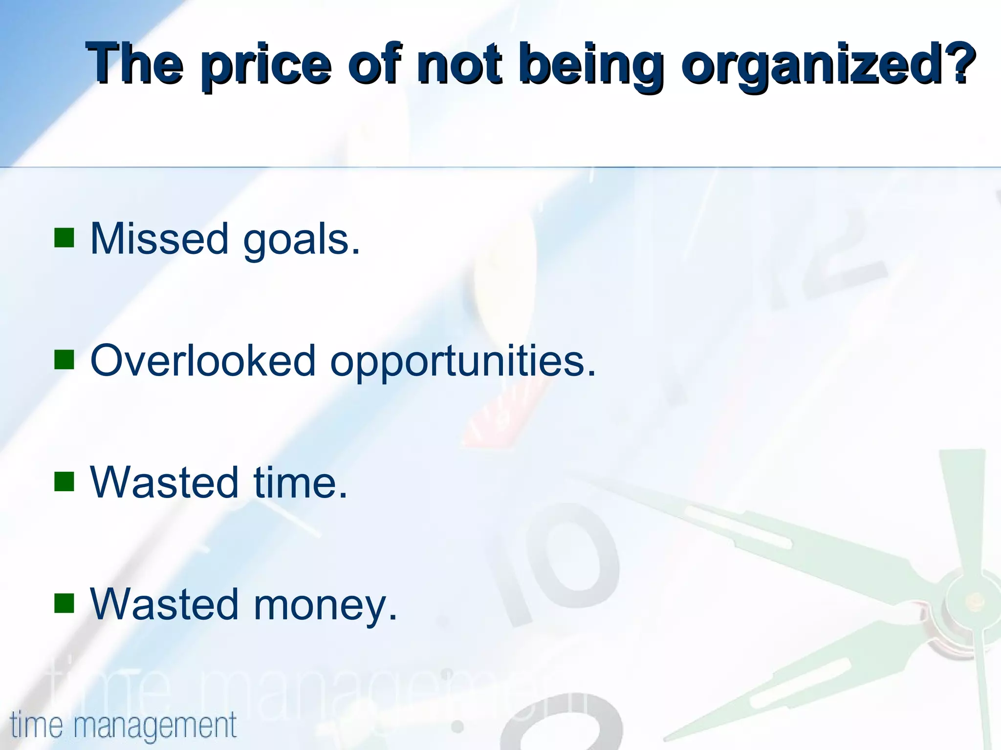 Time Management For Managers | PPT