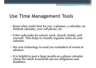 Time Management For Students | PDF
