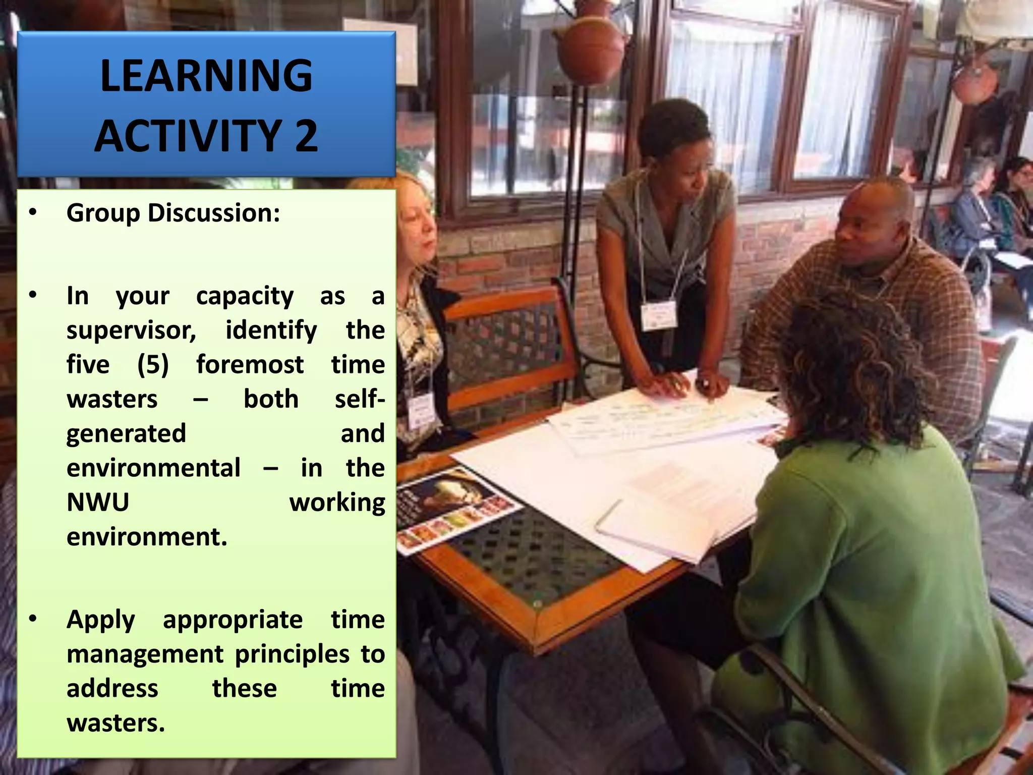 Time management for supervisors - principles, tools and practice | PDF