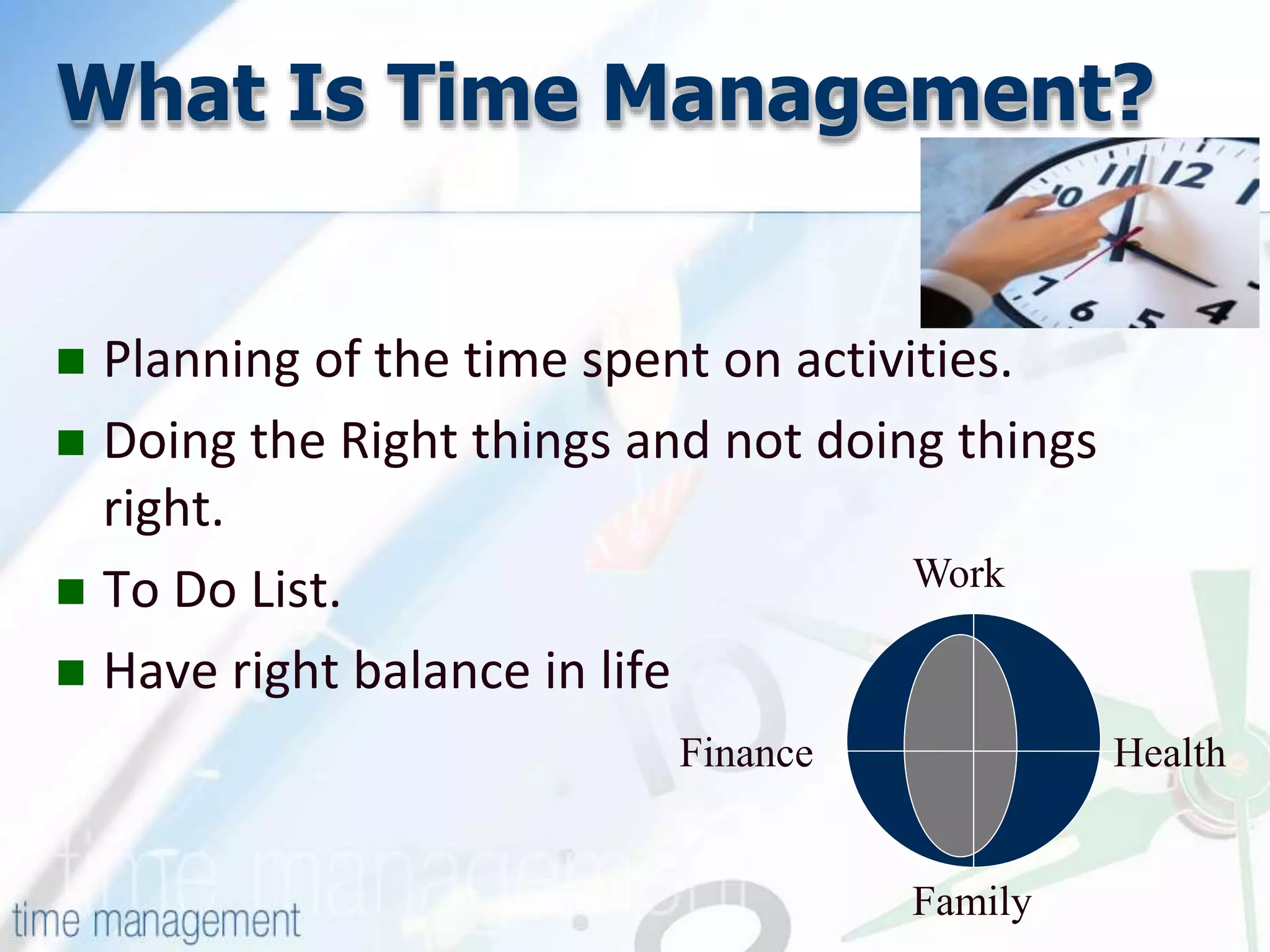 Time management & goal setting | PPTX