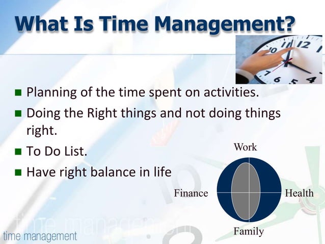 Time management & goal setting | PPTX