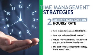 TIME MANAGEMENT & GOAL SETTING in any job | PPTX