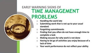 TIME MANAGEMENT & GOAL SETTING in any job | PPTX