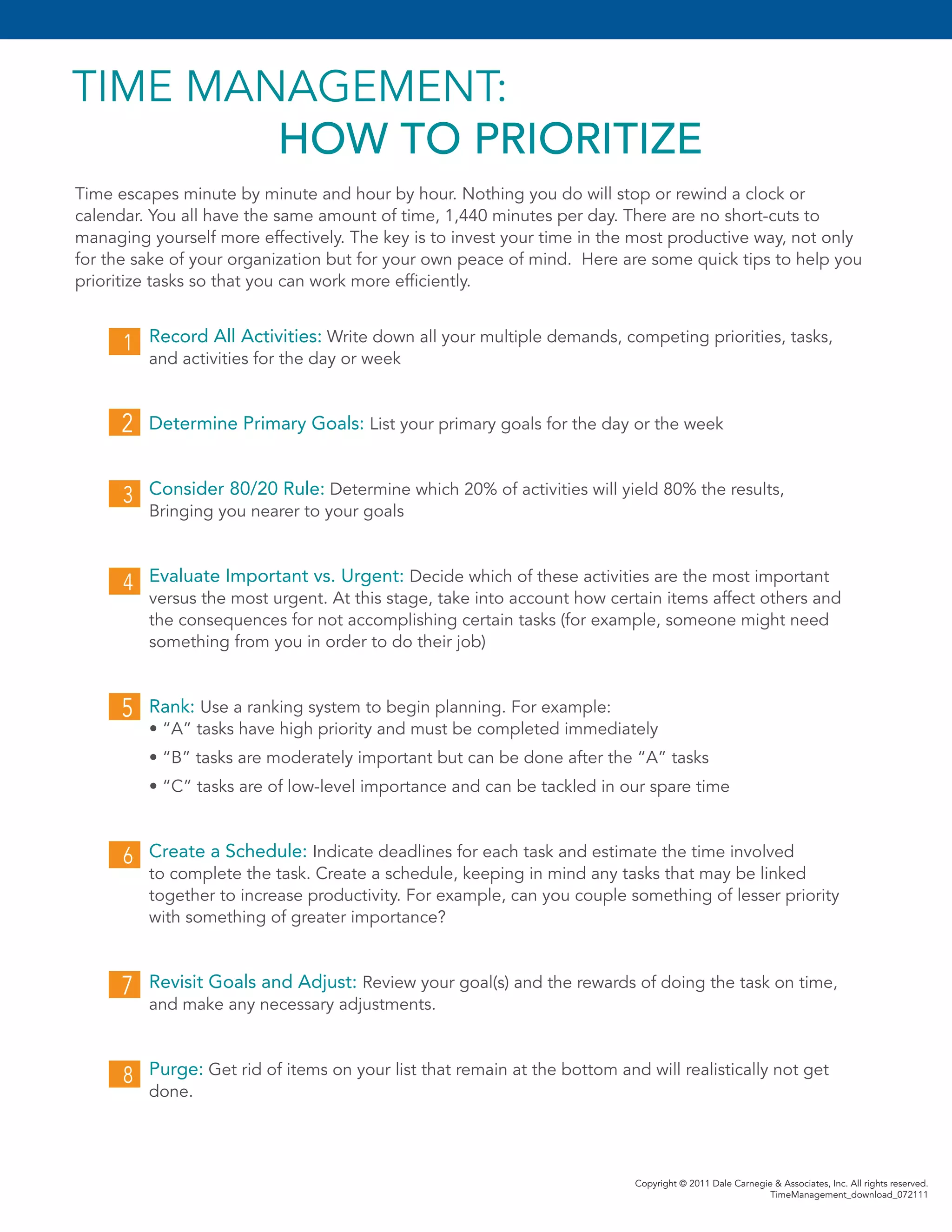 Time management guide | PDF