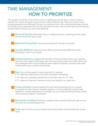 Time management guide | PDF