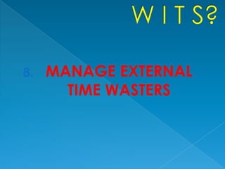 DKT TIME MANAGEMENT SEGMENT | PPT