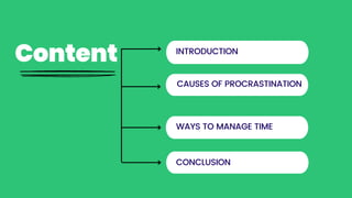 Time Management How to Beat Your Procrastination | PPTX