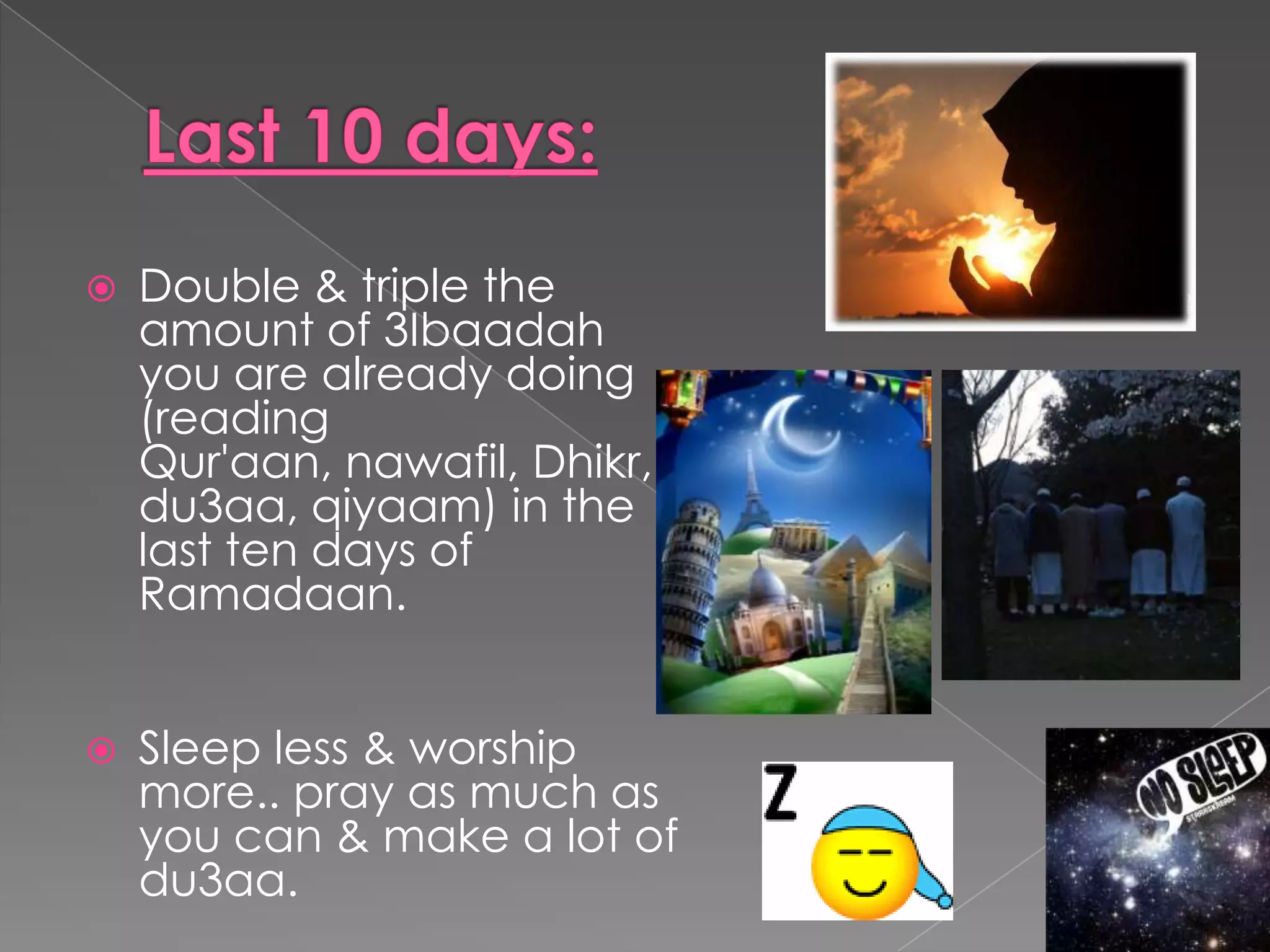 Time management in ramadan | PPTX