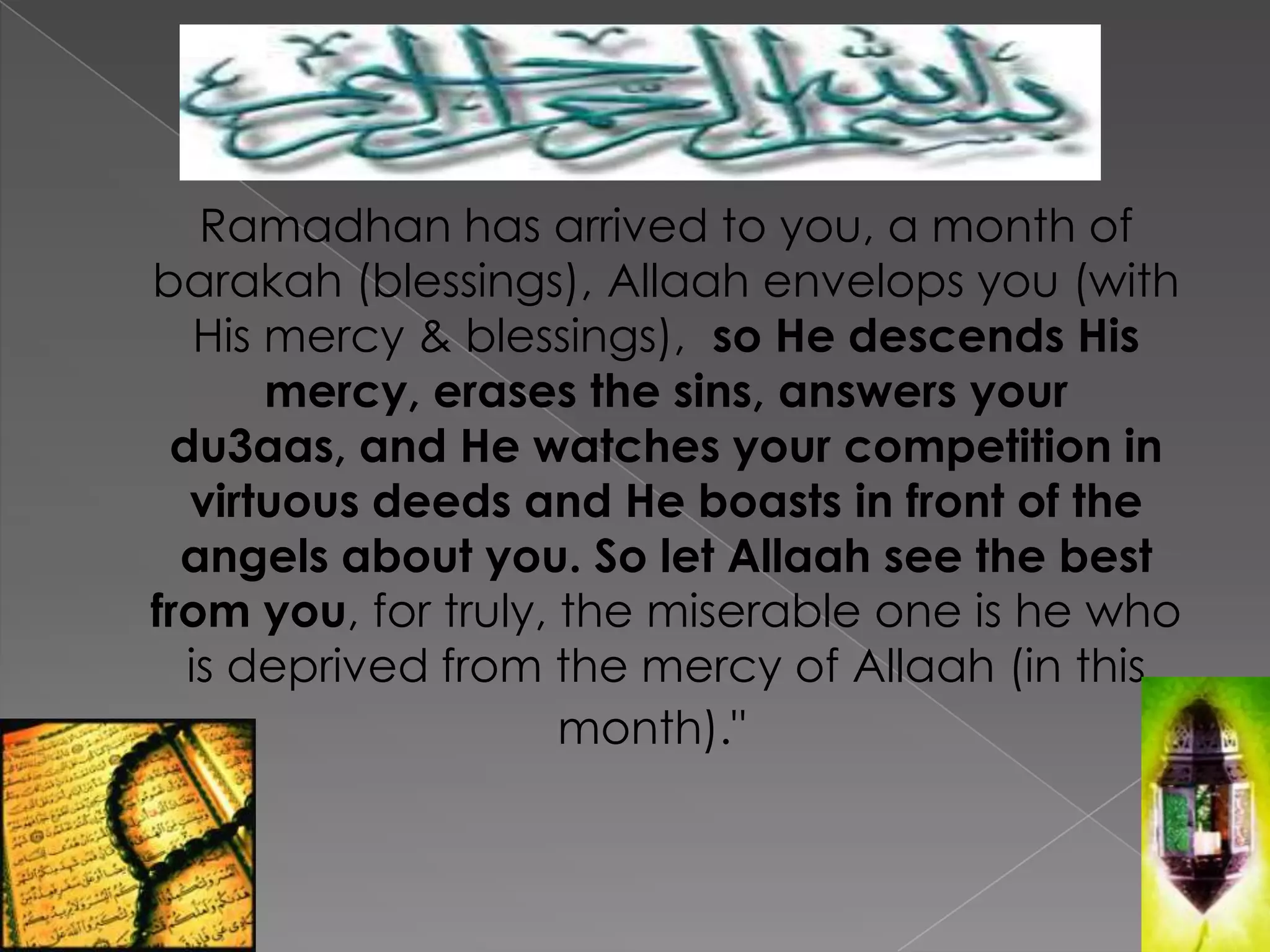 Time management in ramadan | PPTX