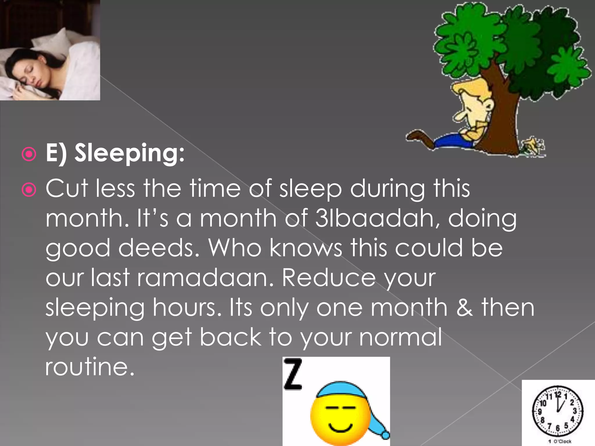 Time management in ramadan | PPTX