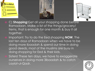 Time management in ramadan | PPTX