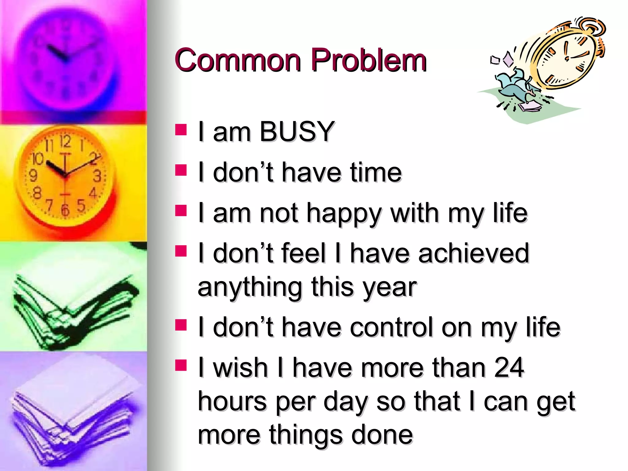 Time Management Leaders Workshop | PPT