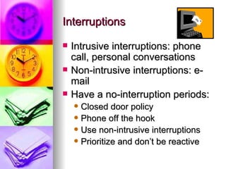 Time Management Leaders Workshop | PPT