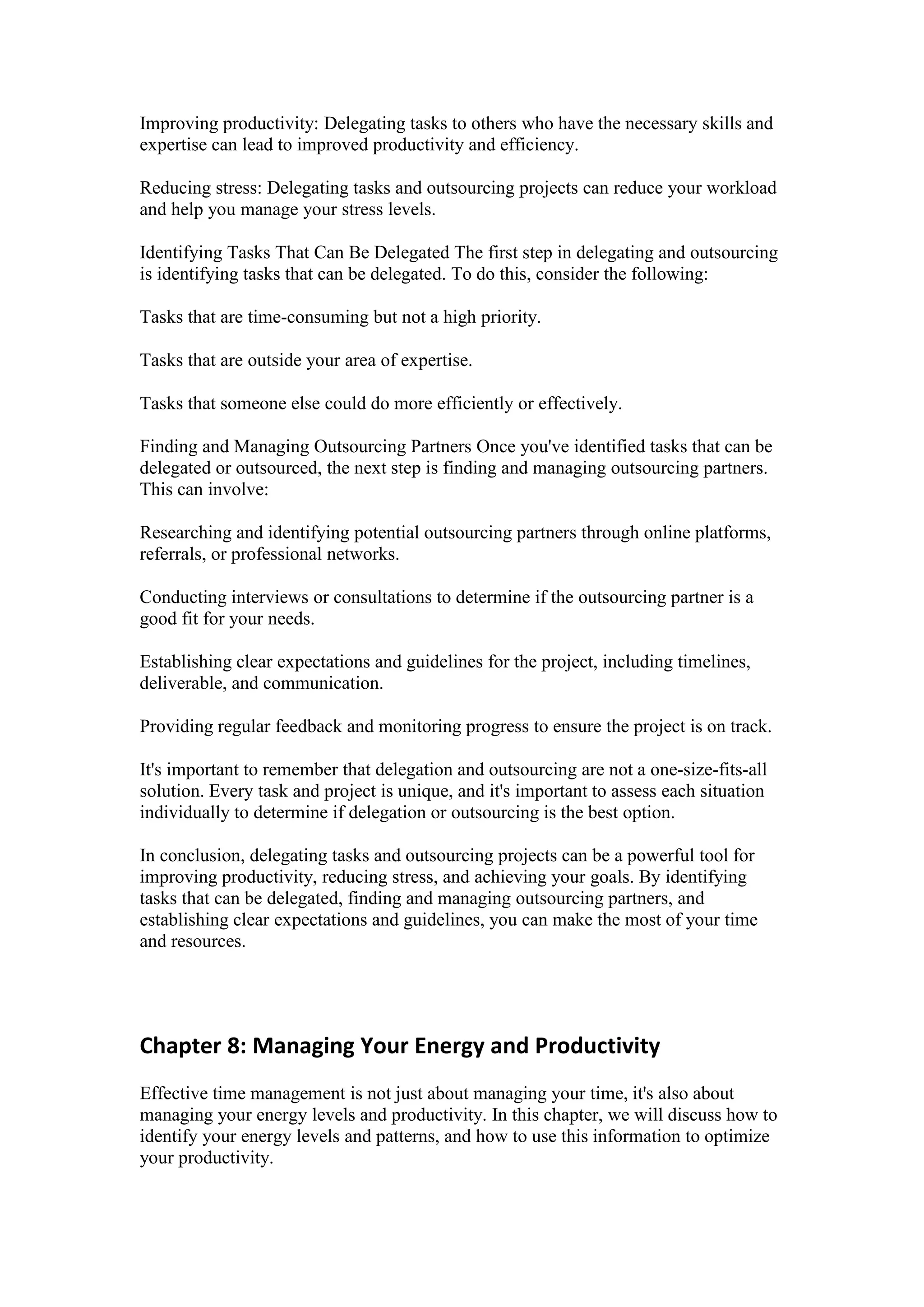 Time Management Mastering The Art Of Productivity Pdf