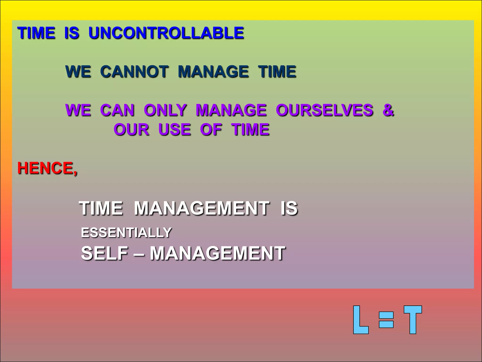Time Management & Motivation | PPSX