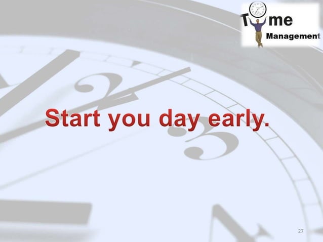 Time management presentation. | PPTX | Business | Business and Finance