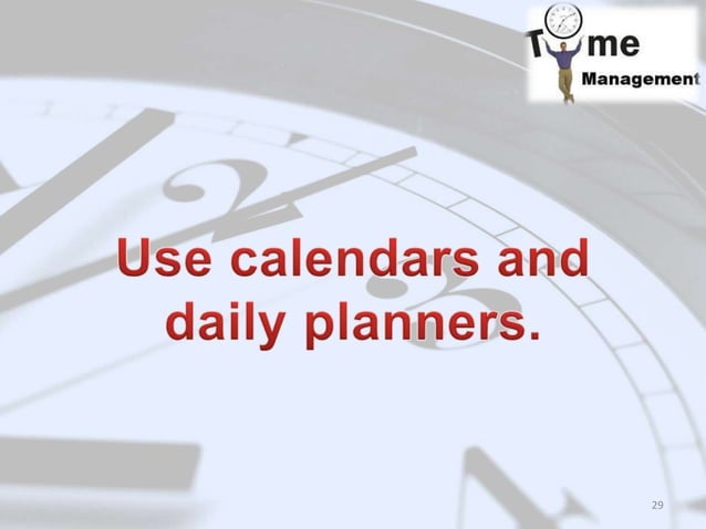 Time management presentation. | PPTX | Business | Business and Finance