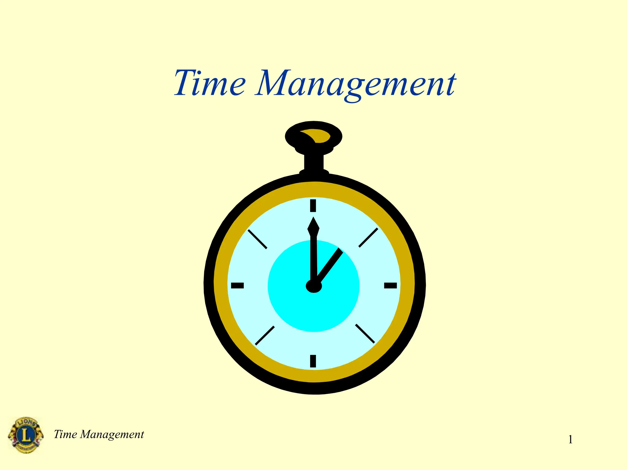 Time Management Powerpoint.ppt