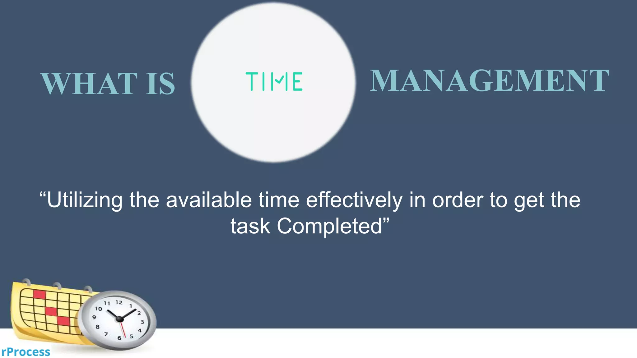 Time management powerpoint | PPTX