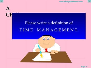 Time Management Ppt | PPT