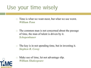 Time management ppt | PDF