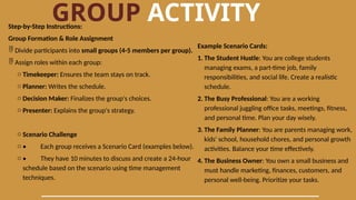 TIME MANAGEMENT RESOURCES PowerPoint PRESENTATION | PPTX