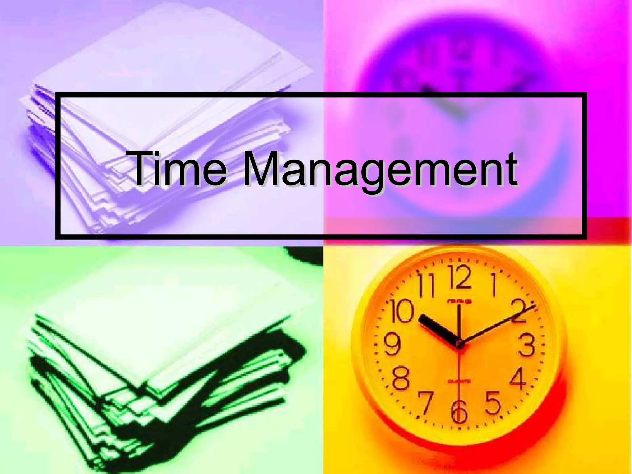 Time management presentation | PPT