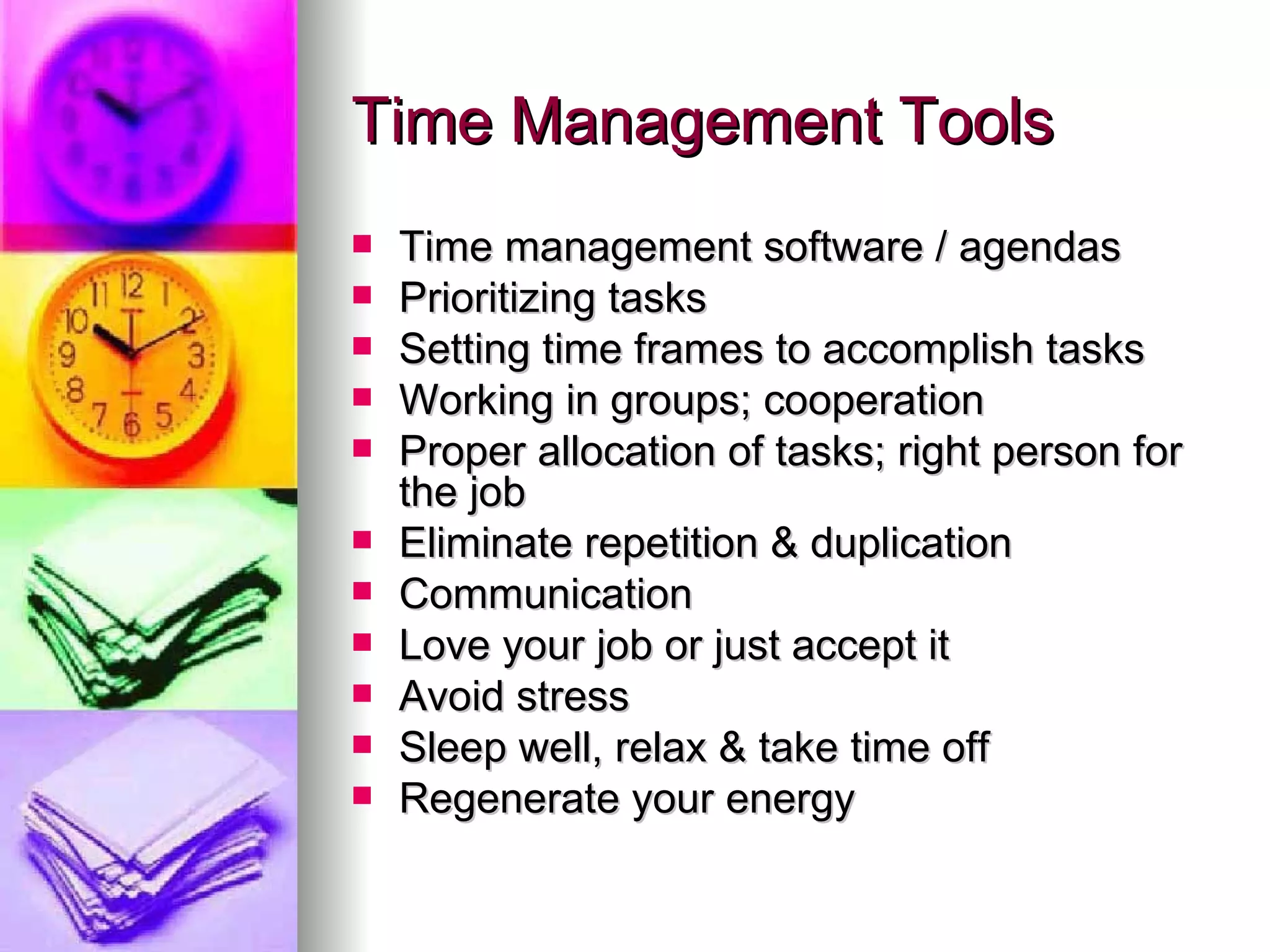 Time management presentation | PPT