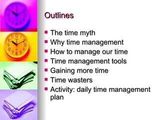 Time management presentation | PPT