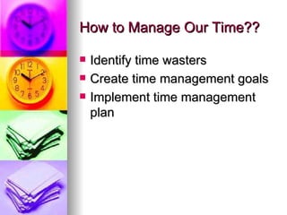 Time management presentation | PPT