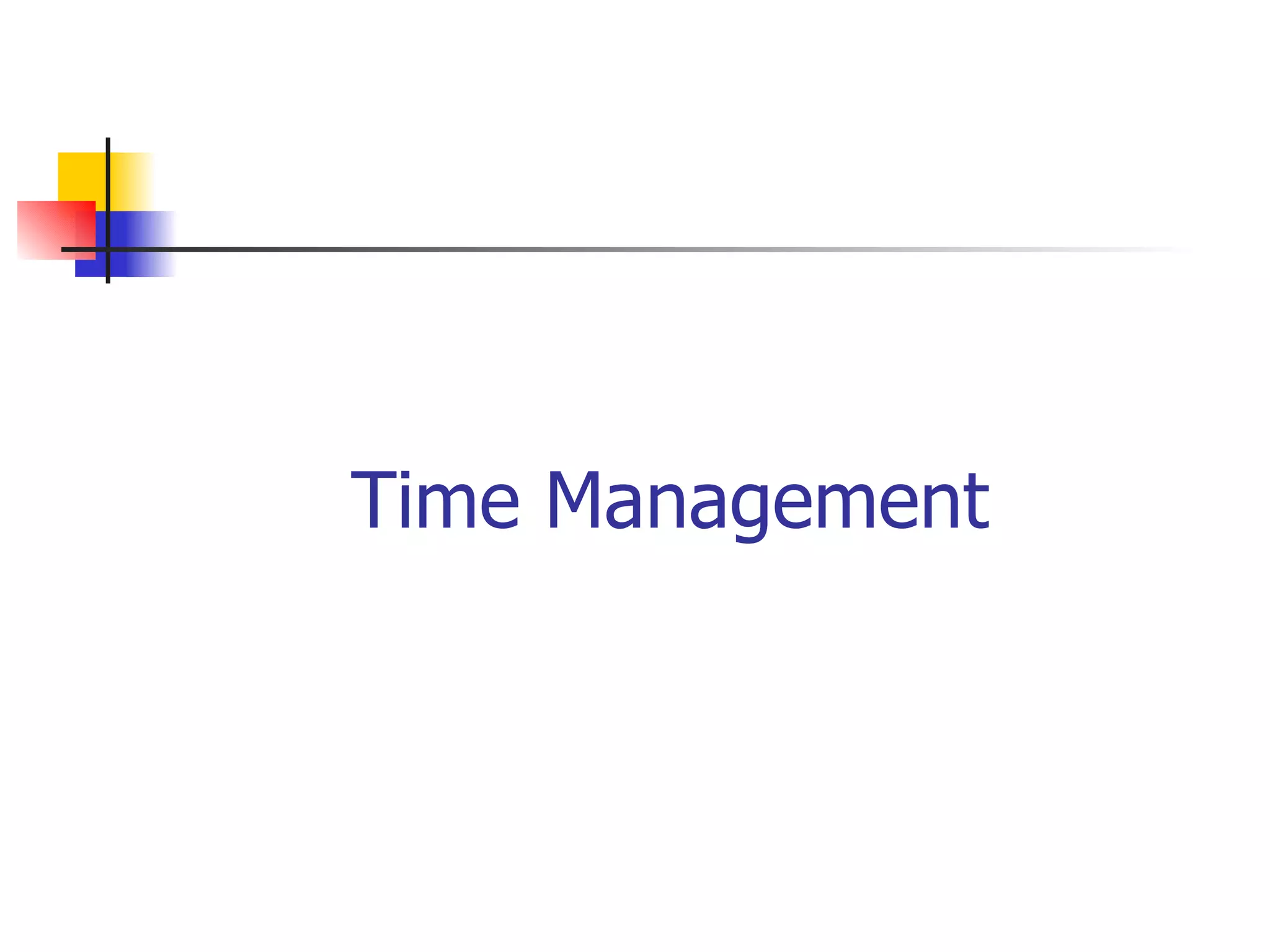 Time Management Presentation | PPT