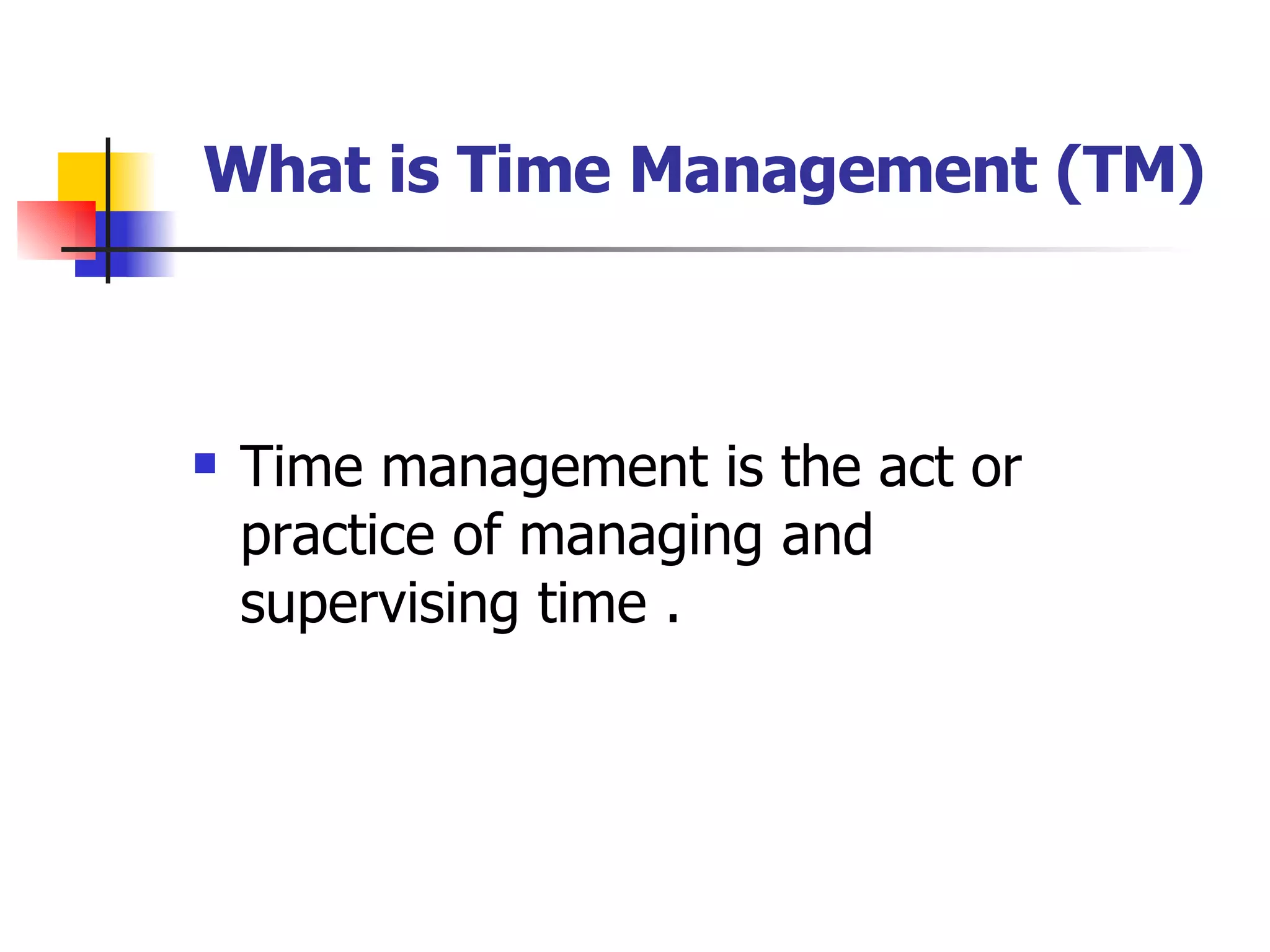 Time Management Presentation | PPT