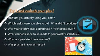 Time management presentation | PPTX