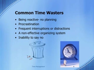Time management for professionals | PPTX