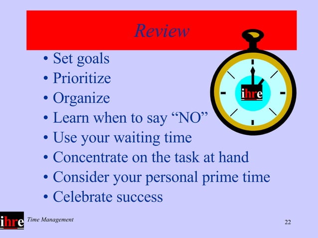 Timemanagement | PPT