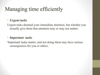 Time management skills | PPT