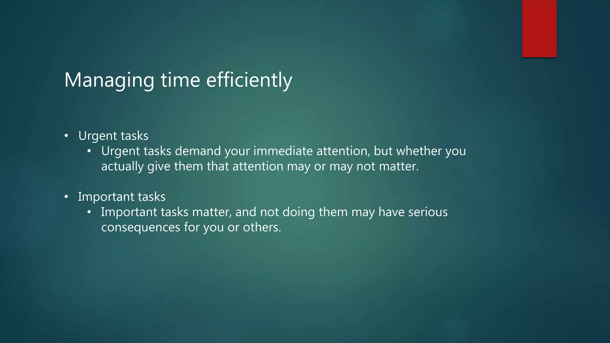 Time management skills | PPTX