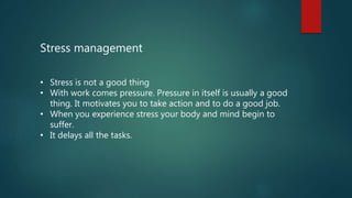 Time management skills | PPTX