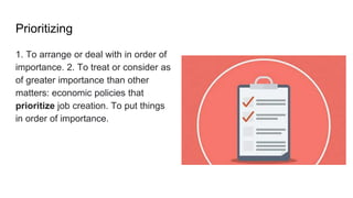 Time management skills( Management of Time) | PPT