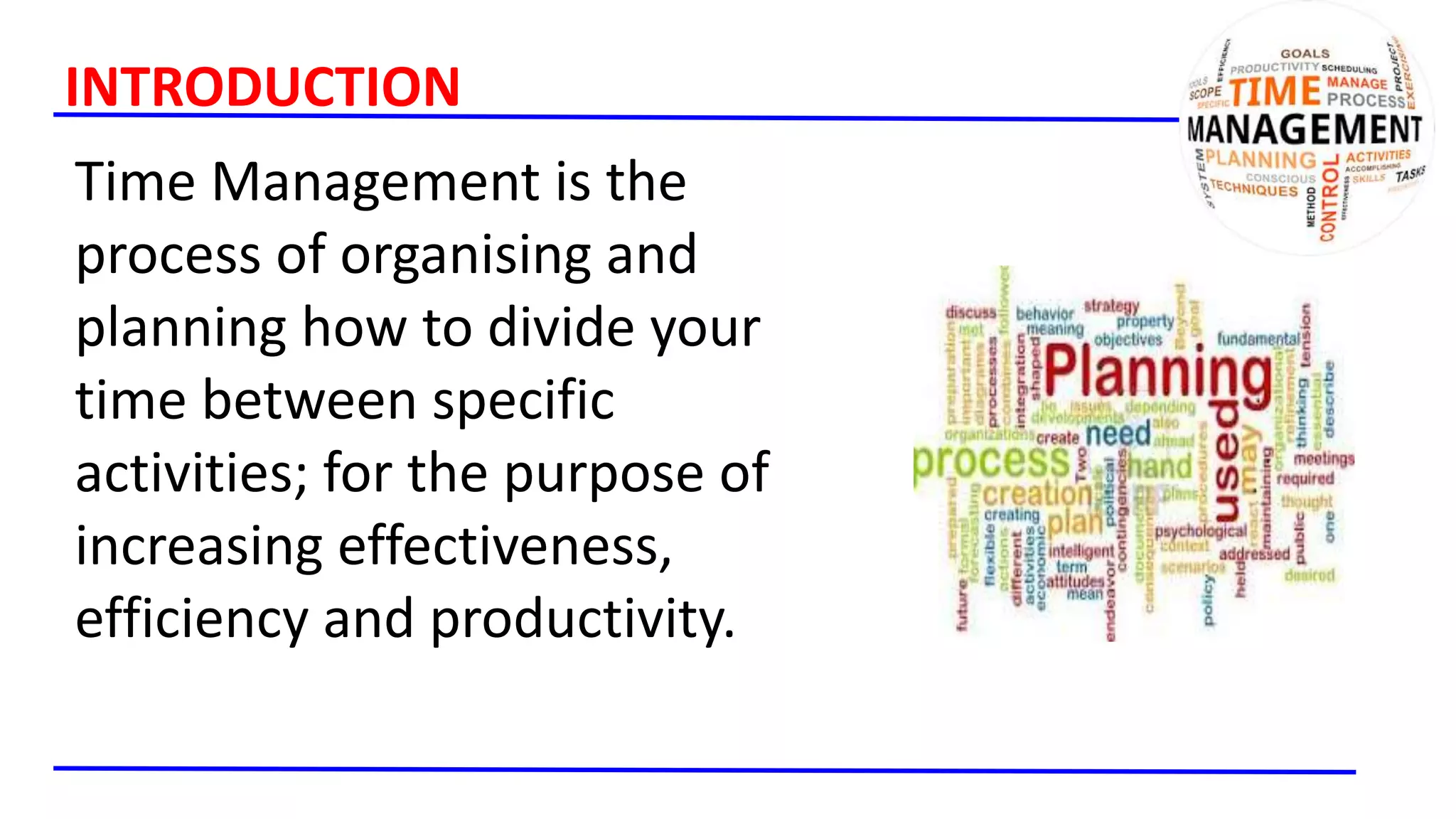 Time management Presentation at Insight Bible Church - Anua | PPTX