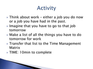 Time Management Techniques | PPT