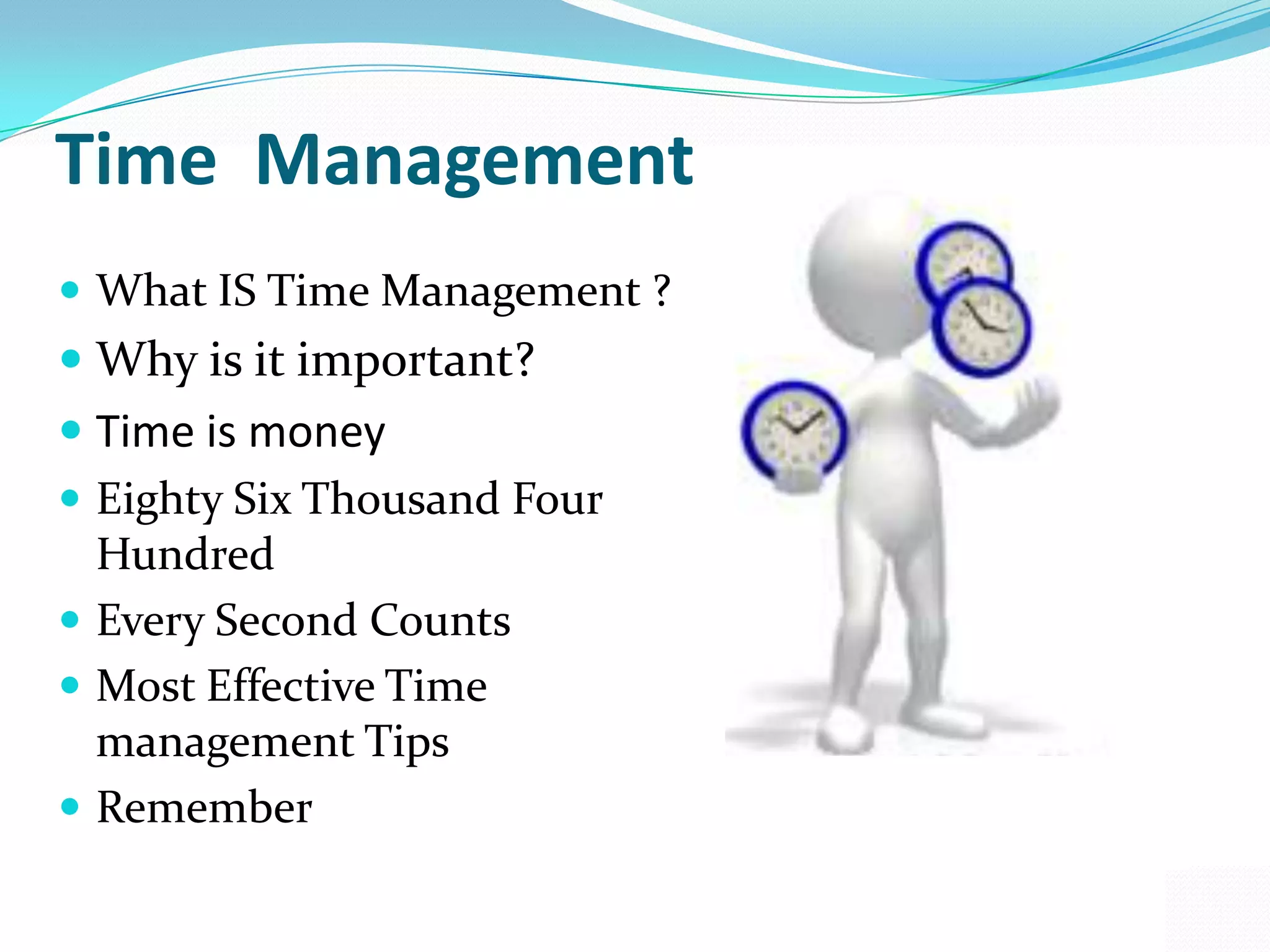 Time management slide show | PPSX