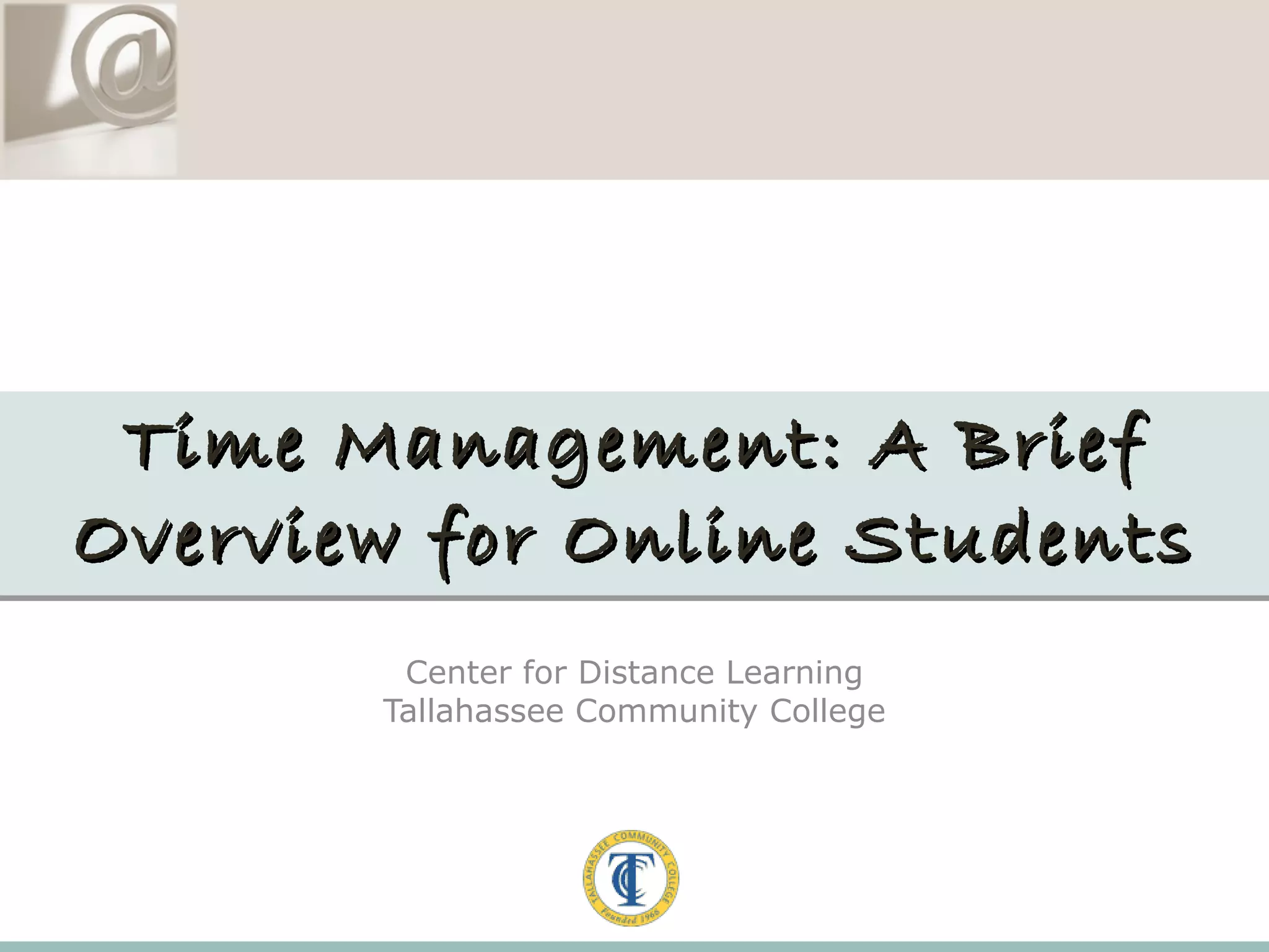 Time Management for Students | PPT