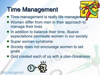 Getting Organized & Time management (esp for women) | PPT
